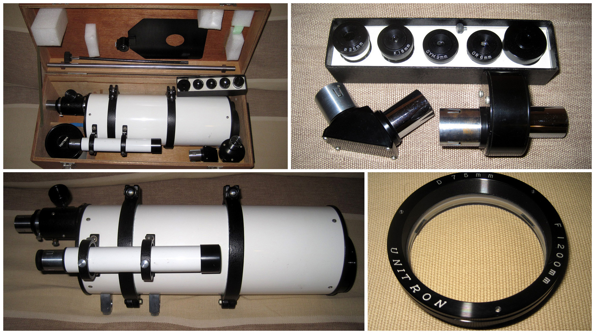 Unitron 131-C 75 mm F/16 folded refractor – APAA